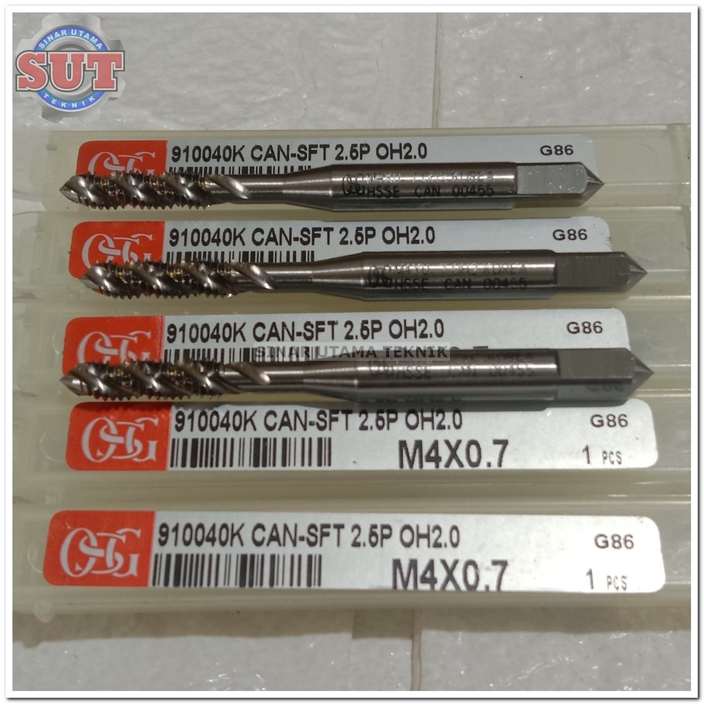 Jual TAP M4x0.7 SPIRAL TAP MESIN OSG TAP SPIRAL HAND TAP M4 PEMBUAT DRAT | Shopee Indonesia