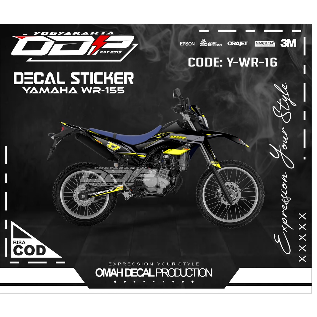 Jual DECAL STICKER WR 155 FULL BODY DECAL MOTOR KEREN MOTOR TRILL MOTOR ...