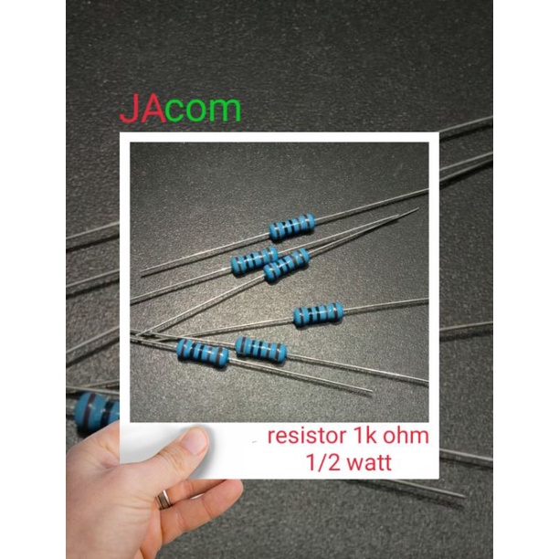 Jual resistor 1k ohm 1/2 watt | Shopee Indonesia