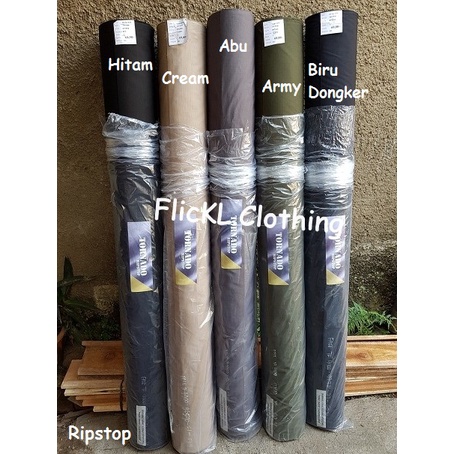 Jual Bahan Kain Ripstop TR Katun Tornado Ripstop Kotak Kotak Tornado ...