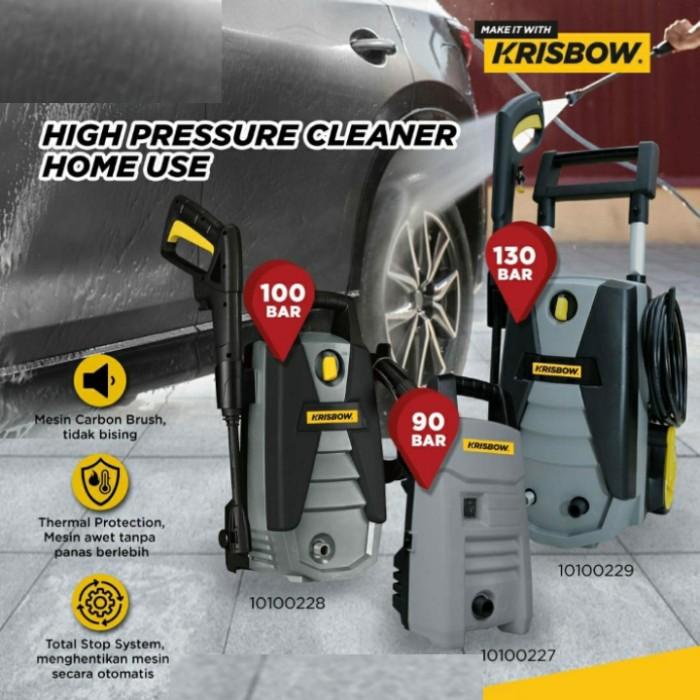 Jual Mesin Cuci Steam Mobil & Motor Krisbow High pressure 100 bar ...