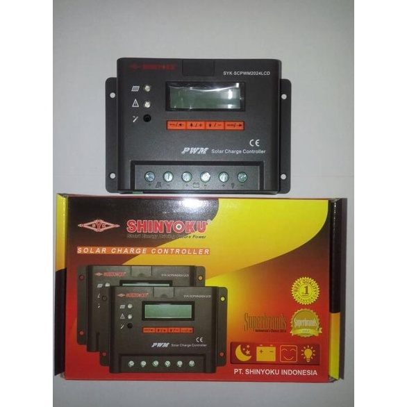 Jual Shinyoku Solar Charge Controller Pwm Lcd 12V/24V 20A Timer ...