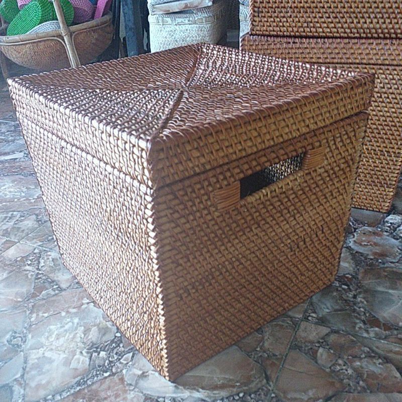 Jual Box londre Rotan Penyimpanan 25x25cm | Shopee Indonesia