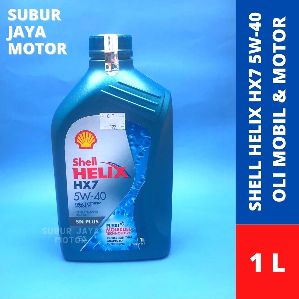 Jual SHELL Helix Hx7 5w-40 Oli Pelumas Mesin Mobil Full Synthetic Motor ...