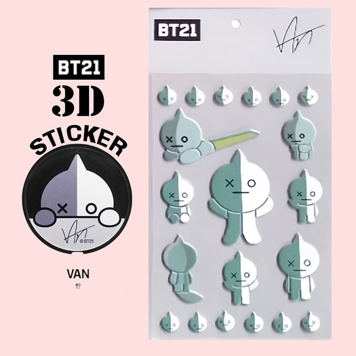 Jual Stiker Kpop 3D/Sticker Handphone, Buku dan Benda Lainnya/Sticker ...