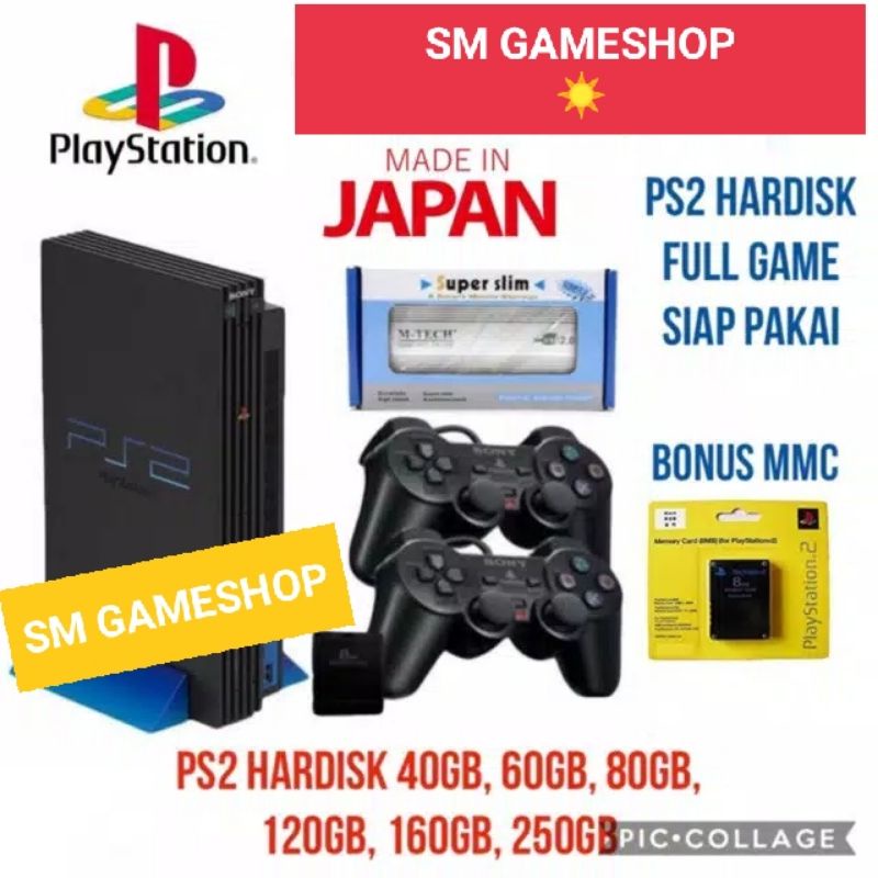 Jual PS2 FAT 500GB EX JAPAN | Shopee Indonesia