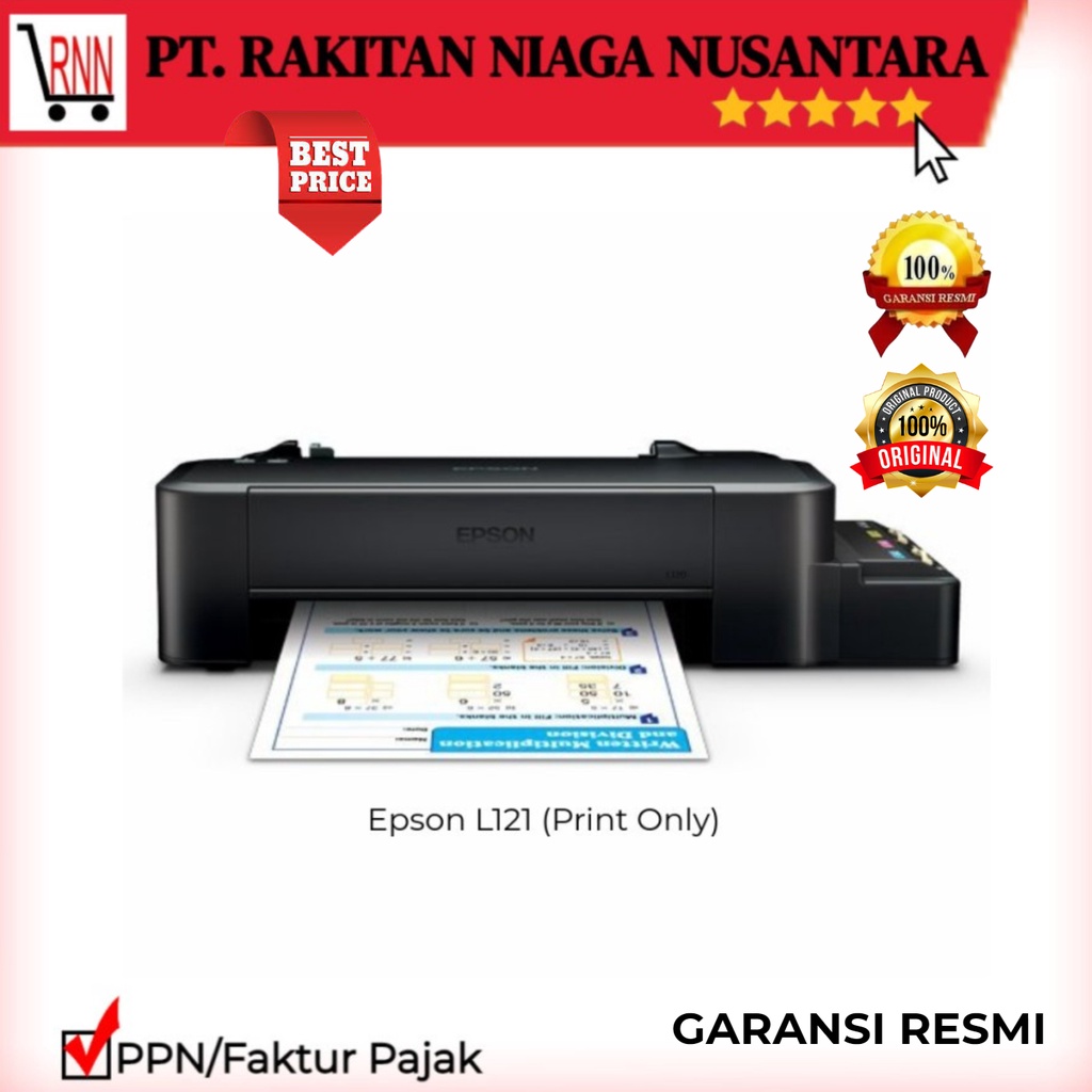 Jual Epson L121 Printer Epson L 121 L-121 Print Only | Shopee Indonesia