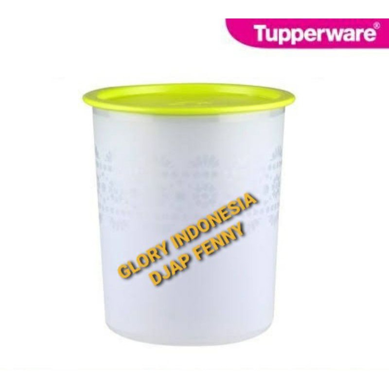 Jual Medium Mosaic Canister TUPPERWARE ( Warna Hijau ) | Shopee Indonesia