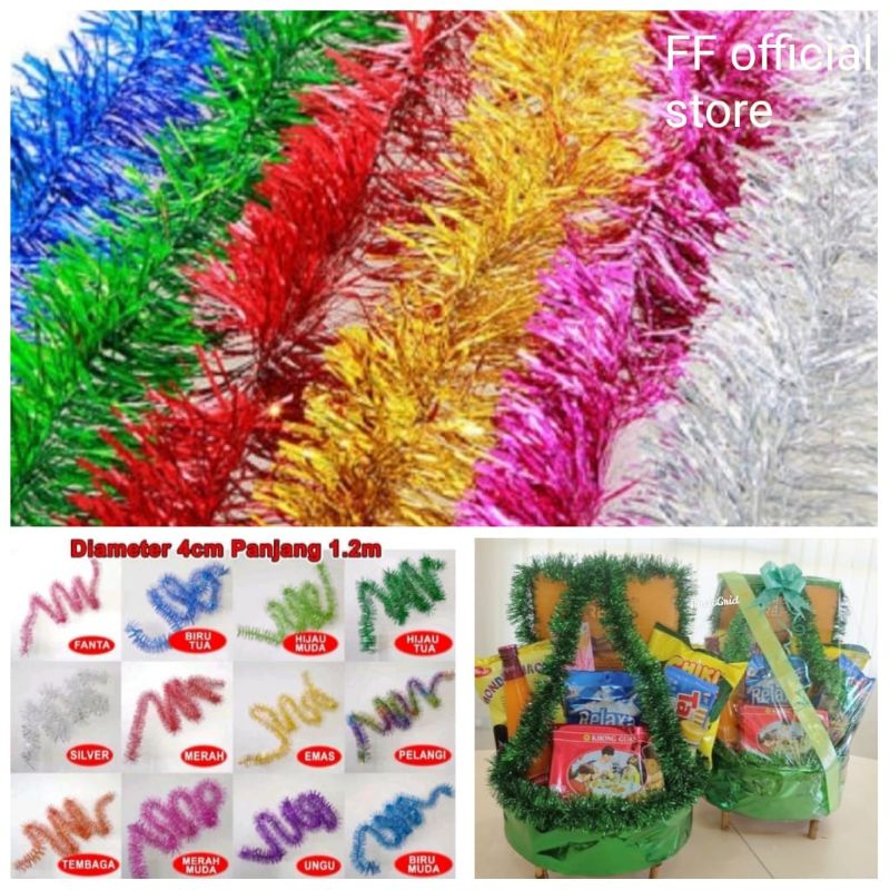 Jual slinger pita rumbai / pita parcel bahan seserahan pernikahan ...