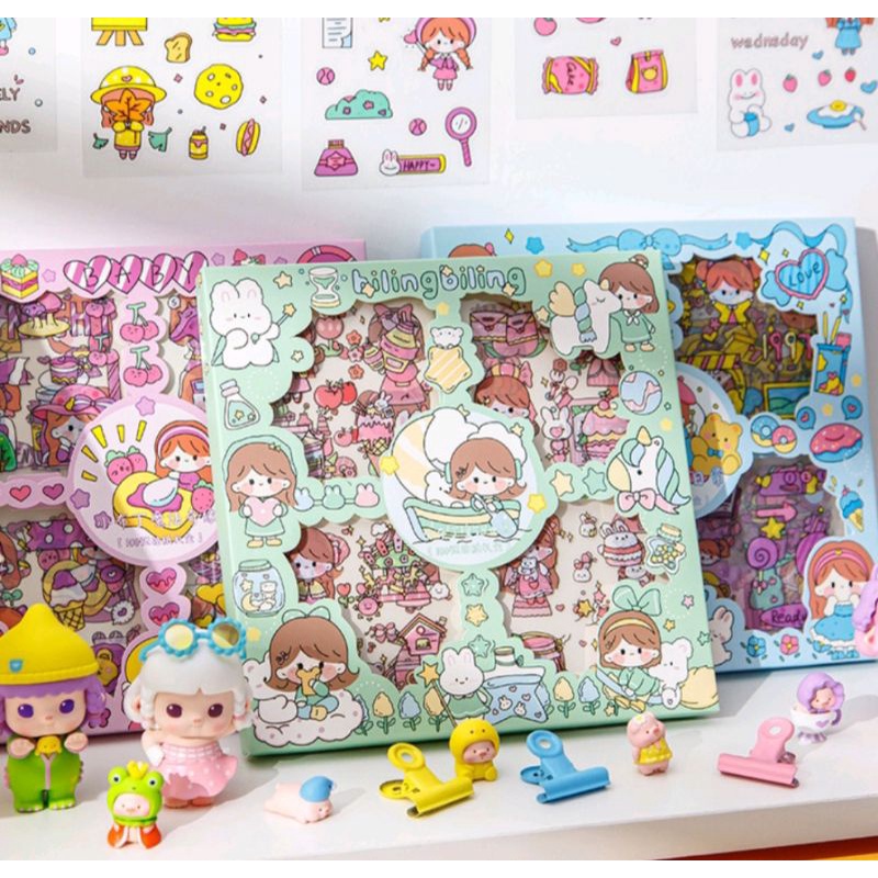 Jual Sticker Lucu Tumblr Aesthetic Jurnal Botol Motif Banyak Ecer Murah ...