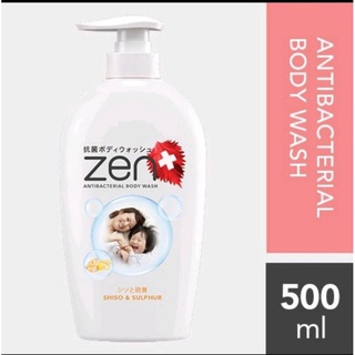 Jual Zen Antibacterial Body Wash Pump 500 ML / 480ml Sabun Cair Botol ...