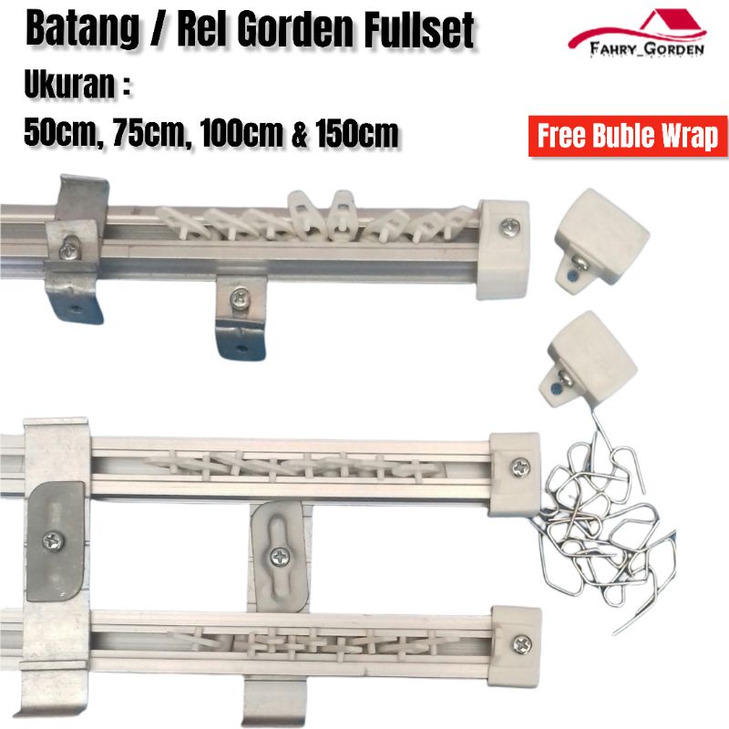 Jual Rel kotak almunium fullset / Rel balok / Rel gorden / Besi gorden ...