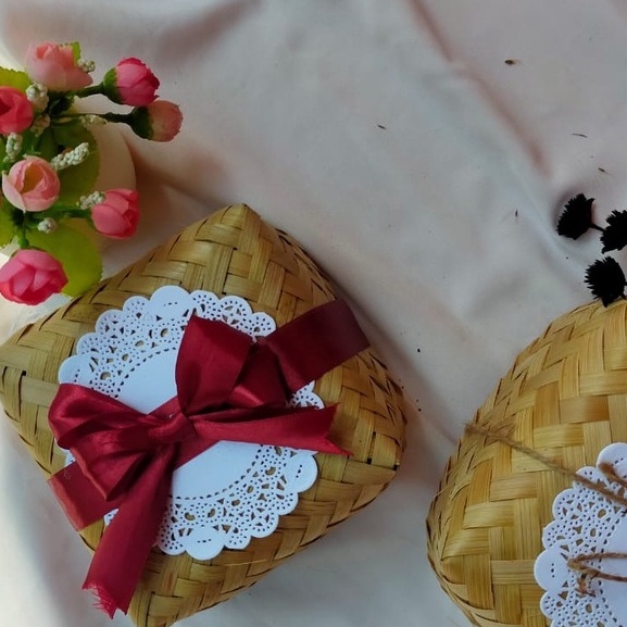 Jual B15- BESEK 15 x 15 x 6 -Besek anyaman bambu- besek bambu- besek ...