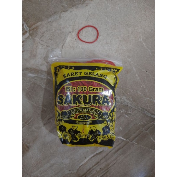 Jual karet gelang ROMAN/SAKURA diameter kecil/sedang @100gr/pak ...