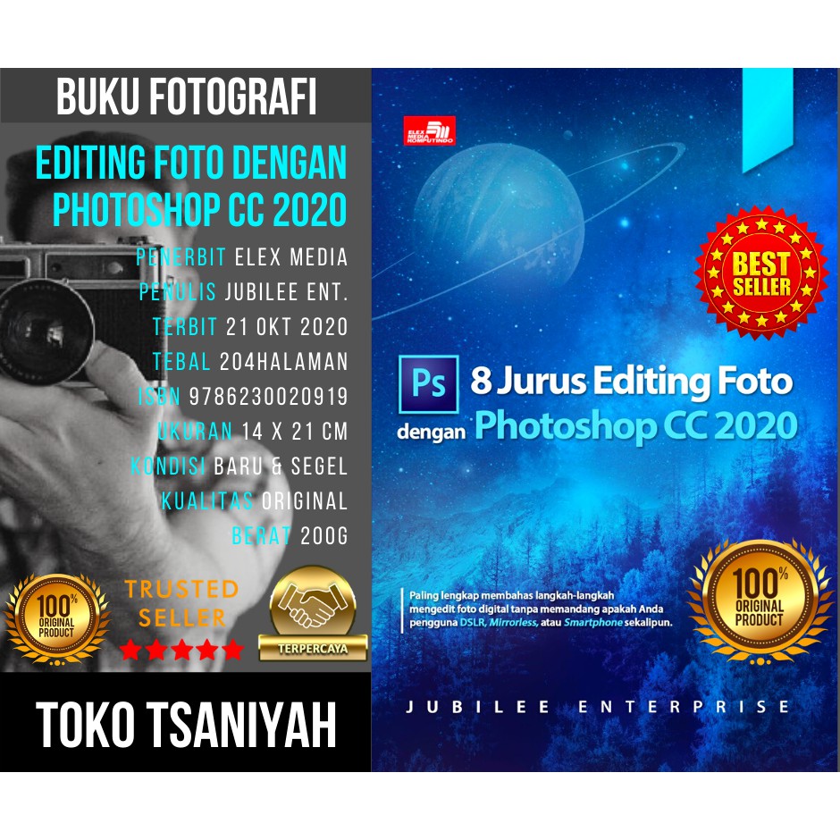 Jual Buku Komputer 8 Jurus Editing Foto dengan Photoshop CC 2020 Buku ...