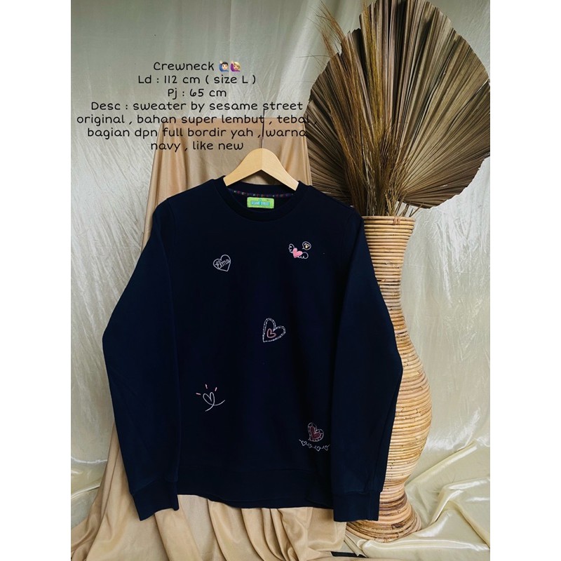 Jual sesame street original/sesame street sweater/sesame stress thrift ...