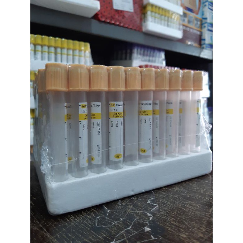 Jual Tabung Darah SST Clot & Gel Activator / Clot & Gel Activator 3ml ...