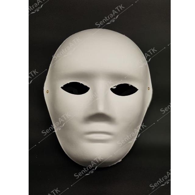 Jual Topeng Lukis Topeng Polos Topeng Wajah Pria | Shopee Indonesia