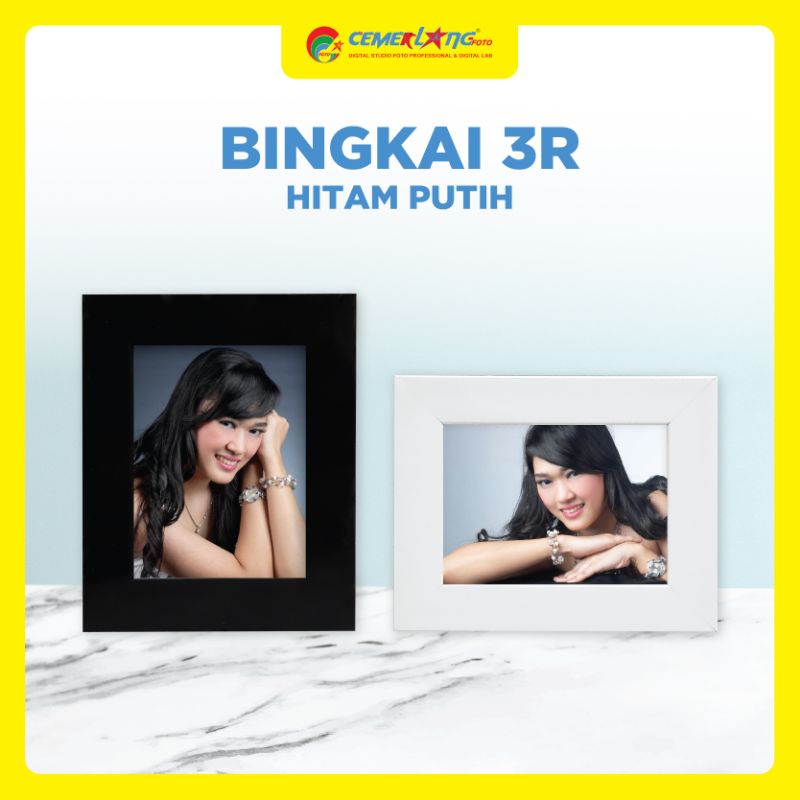 Jual Bingkai 3R - Hitam Putih | Shopee Indonesia