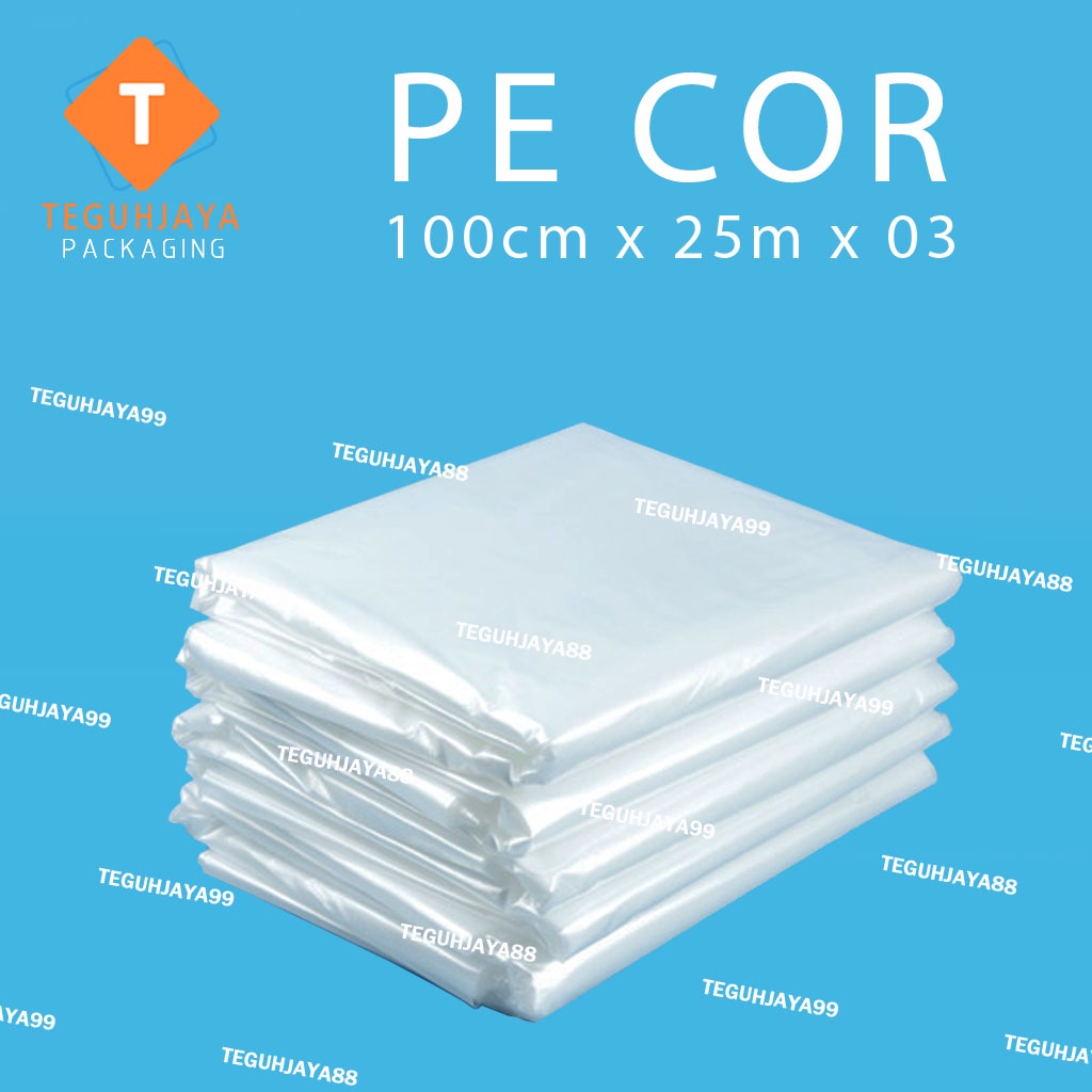 Jual Plastik Lembaran Cor Rol 1m x 25m x 03 Bening 100cm x 25m x 03 ...