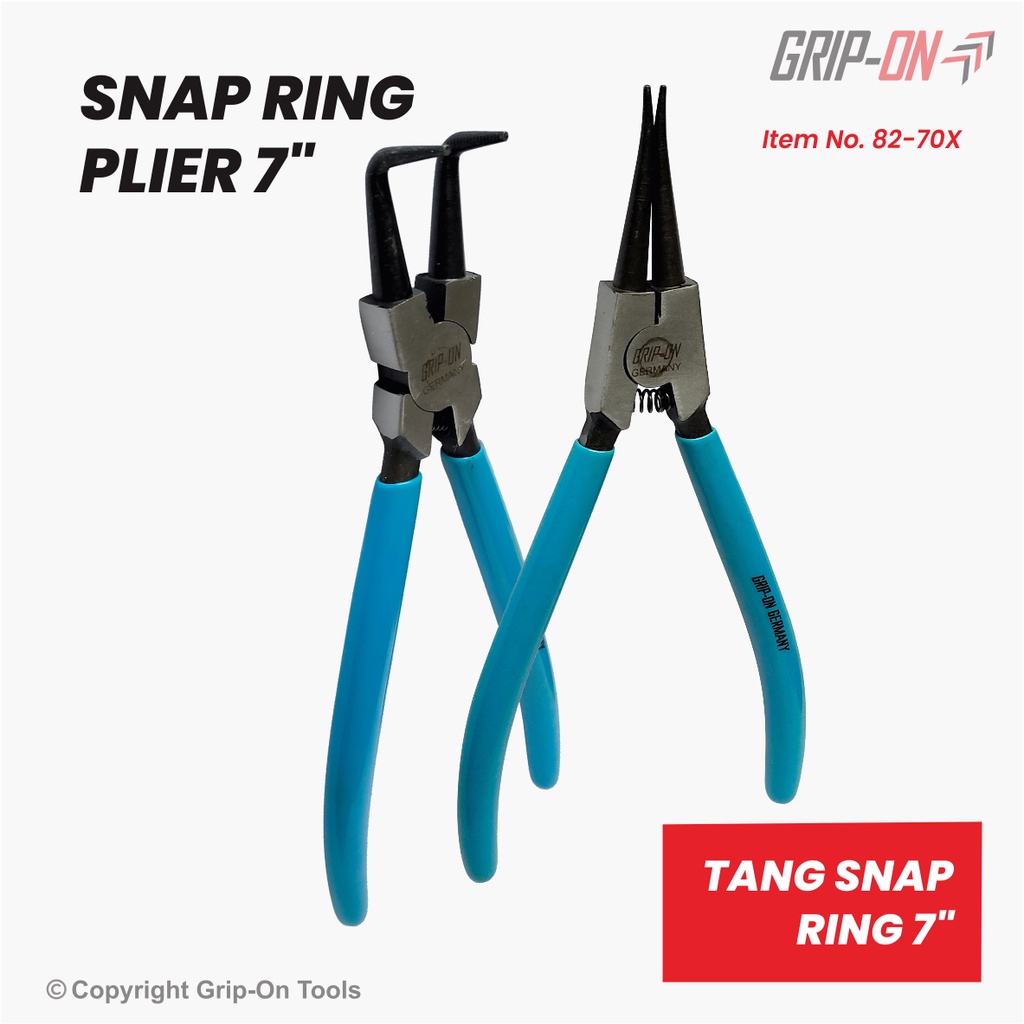 Jual Grip-On Tang Snapring 7" Tang Spi Circlip Pliers Snapring Pliers 7 ...
