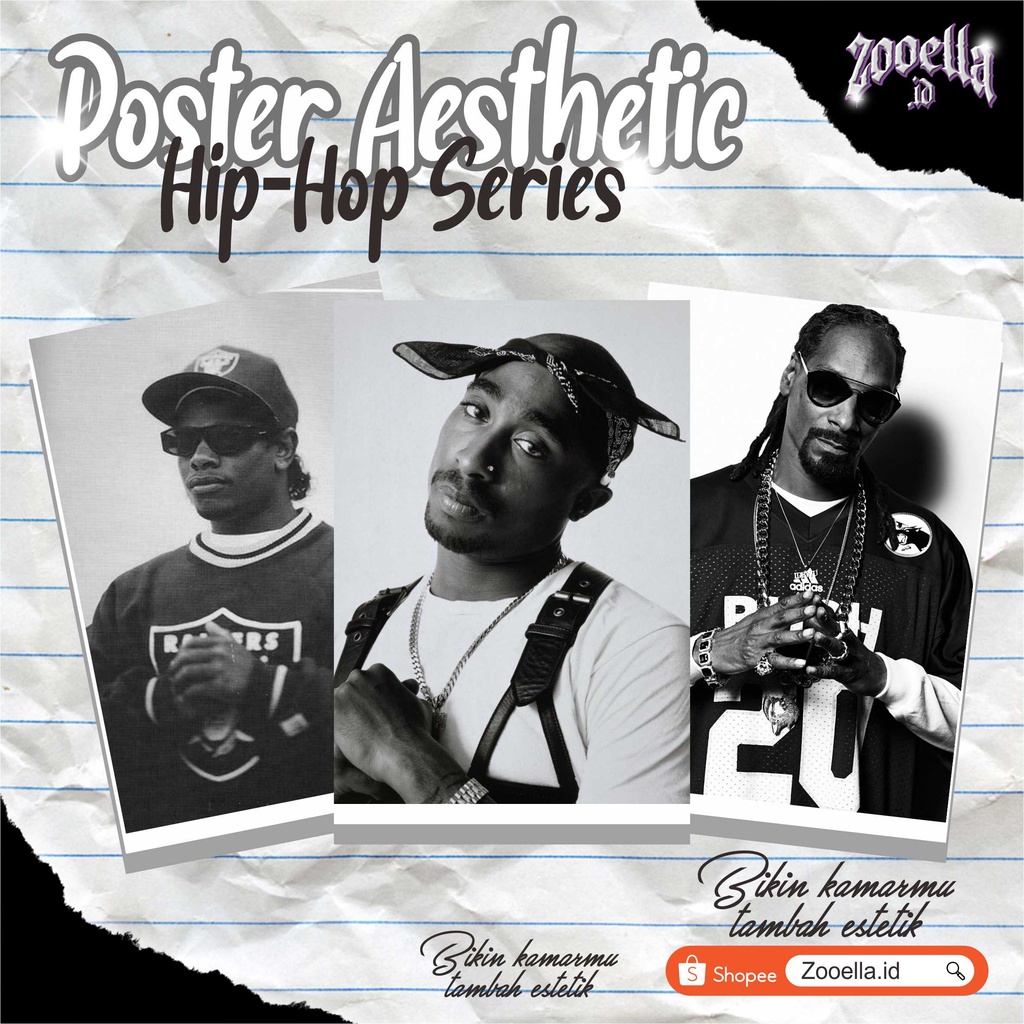 Jual POSTER AESTHETIC HIP-HOP SERIES OLD SCHOOL/POSTER DINDING ...