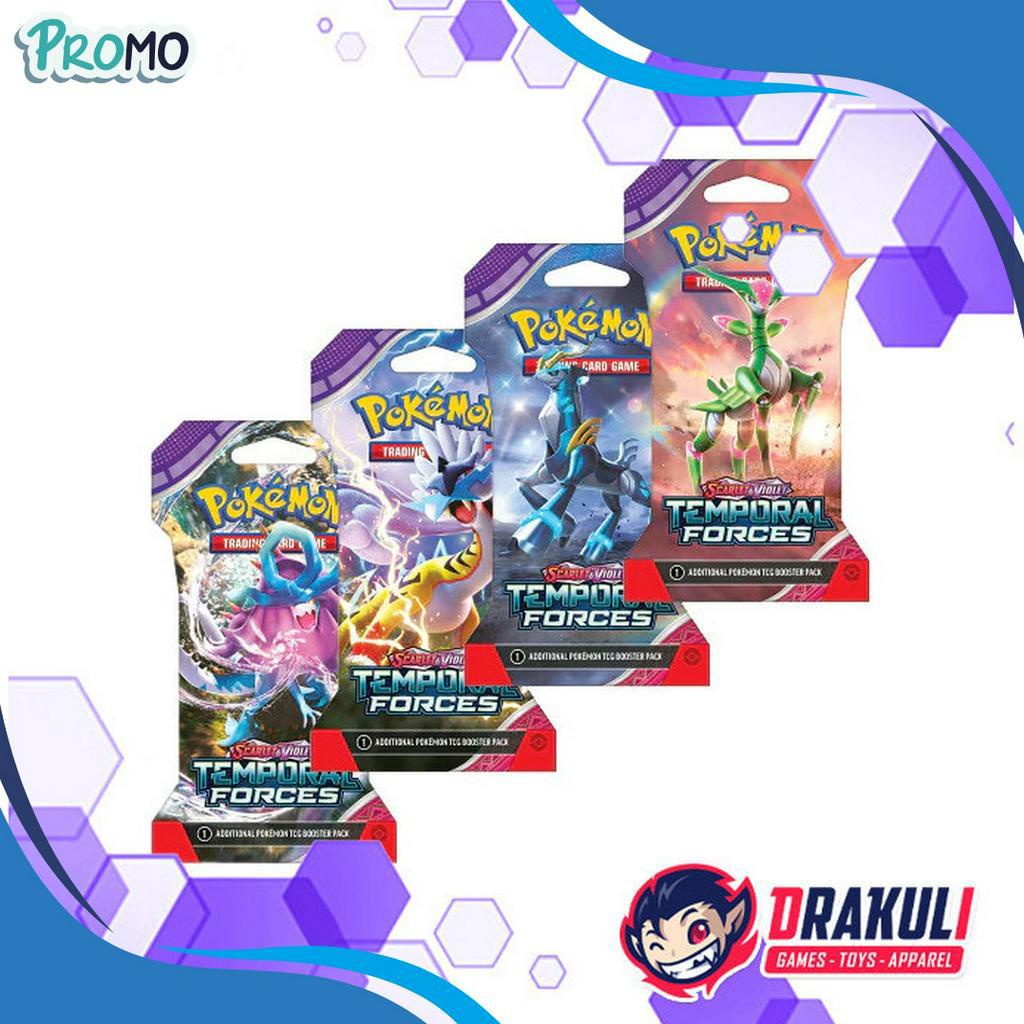 Jual LIMITLESS TCG Pokemon Scarlet Violet Temporal Forces SV5 Sleeved ...