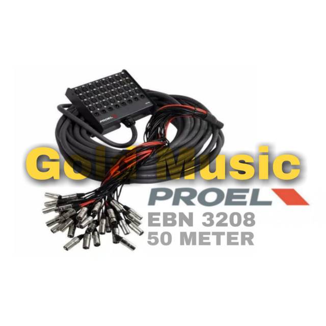 Jual Snake Kabel Proel EBN 3208 Original 32 in - 8 Out - 50 Meter ...