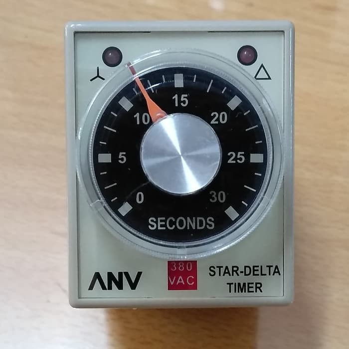 Jual Promo Timer Star Delta 380V 30 detik CRD-N brand ANV Taiwan Diskon ...
