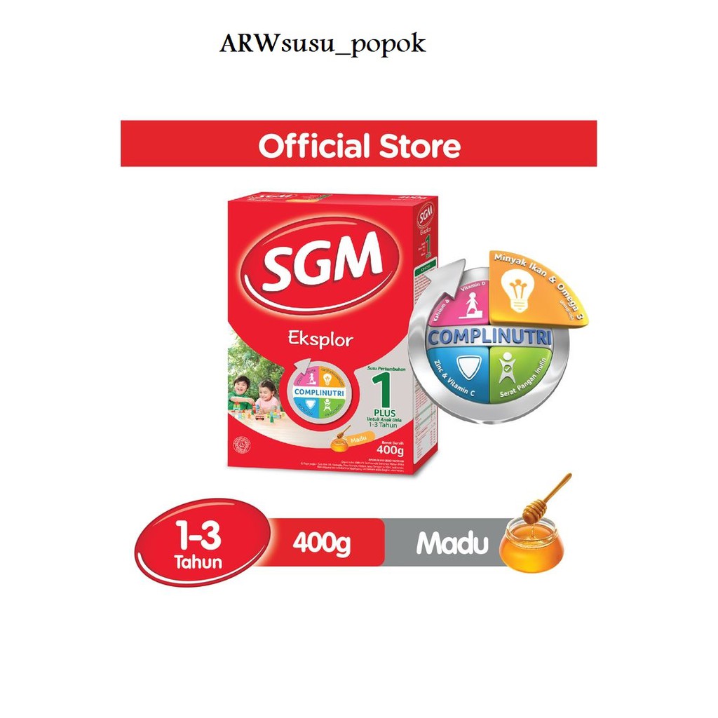 Jual SGM Eksplor 1+ Madu 400gr | Shopee Indonesia