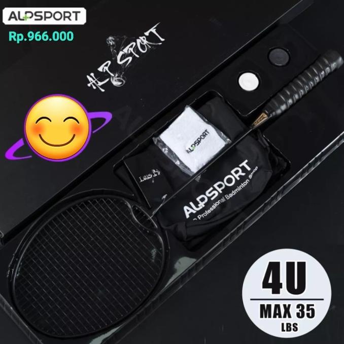Jual Alp Fdyx Raket Badminton Profesional 4U G4 Ultra Ringan 35 Lbs ...