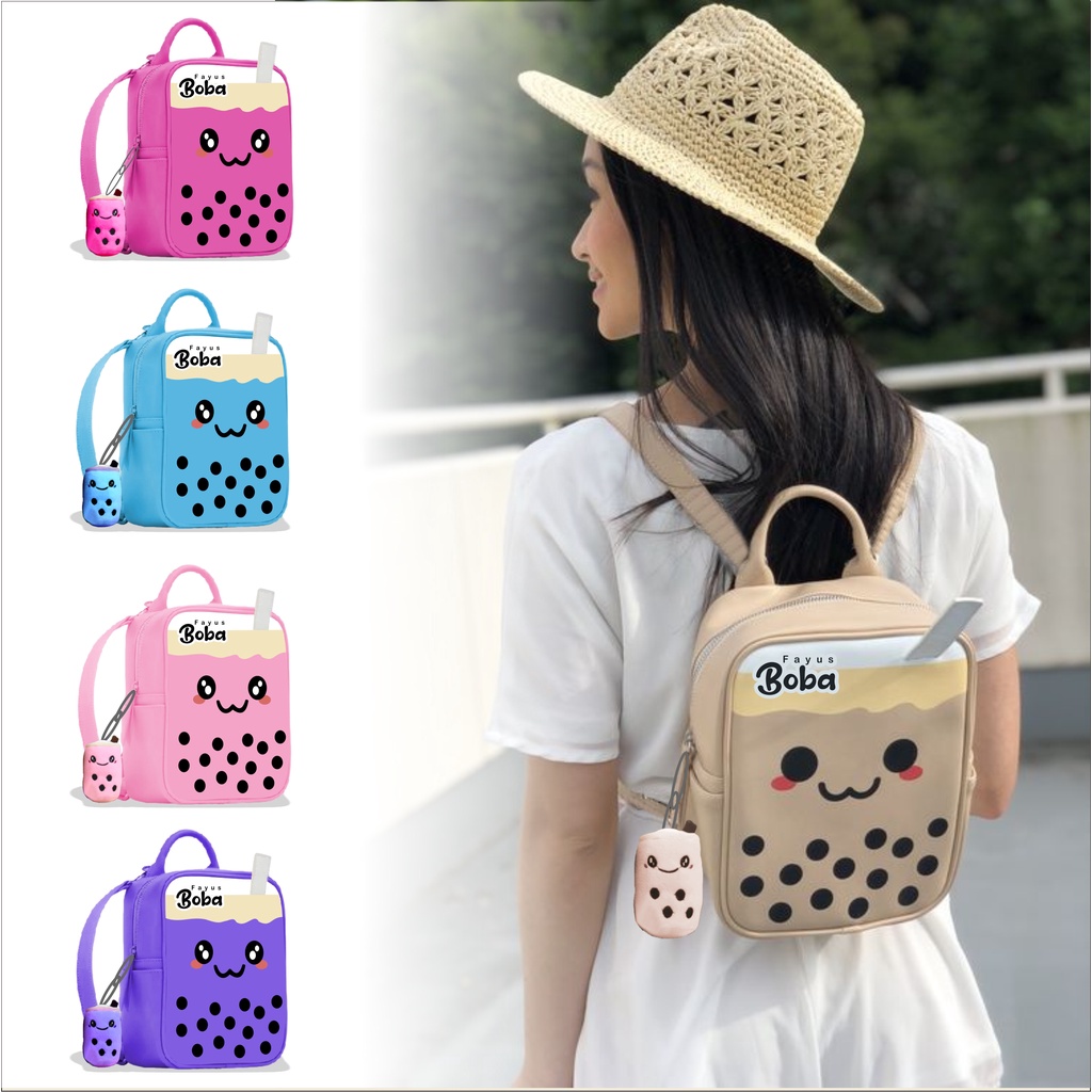 Jual FAYUS ORIGINAL - Tas anak sekolah ransel TK PAUD SD 2in1 perempuan PREMIUM karakter BOBA ...