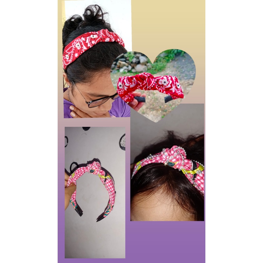 Jual BANDANA BANDO BUDAYA, HEADBAND MOTIF CANTIK - CANTIK DAN ELEGAN ...