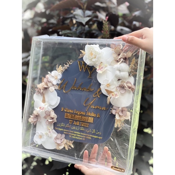 Jual MAHAR AKRILIK/MAHAR ACRYLIC /MAHAR MINIMALIS/MAHAR NIKAH/MAHAR ...