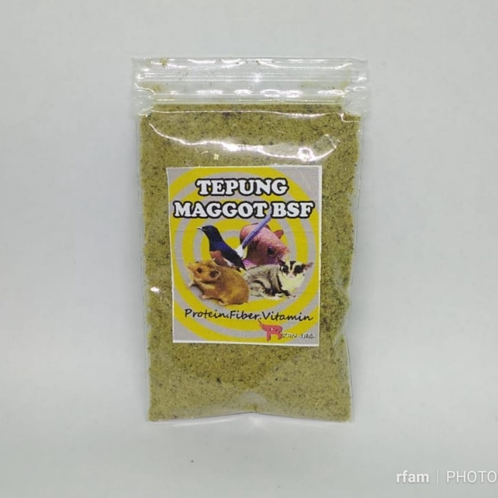 Jual TEPUNG MAGGOT 20 GRAM PAKAN MURAI KACER BEO PLECI PAKAN UMPAN IKAN ...