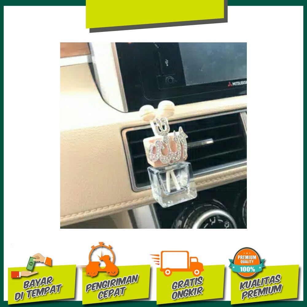 Jual parfum parfume mobil botol jepitan ac lafadz Allah | Shopee Indonesia