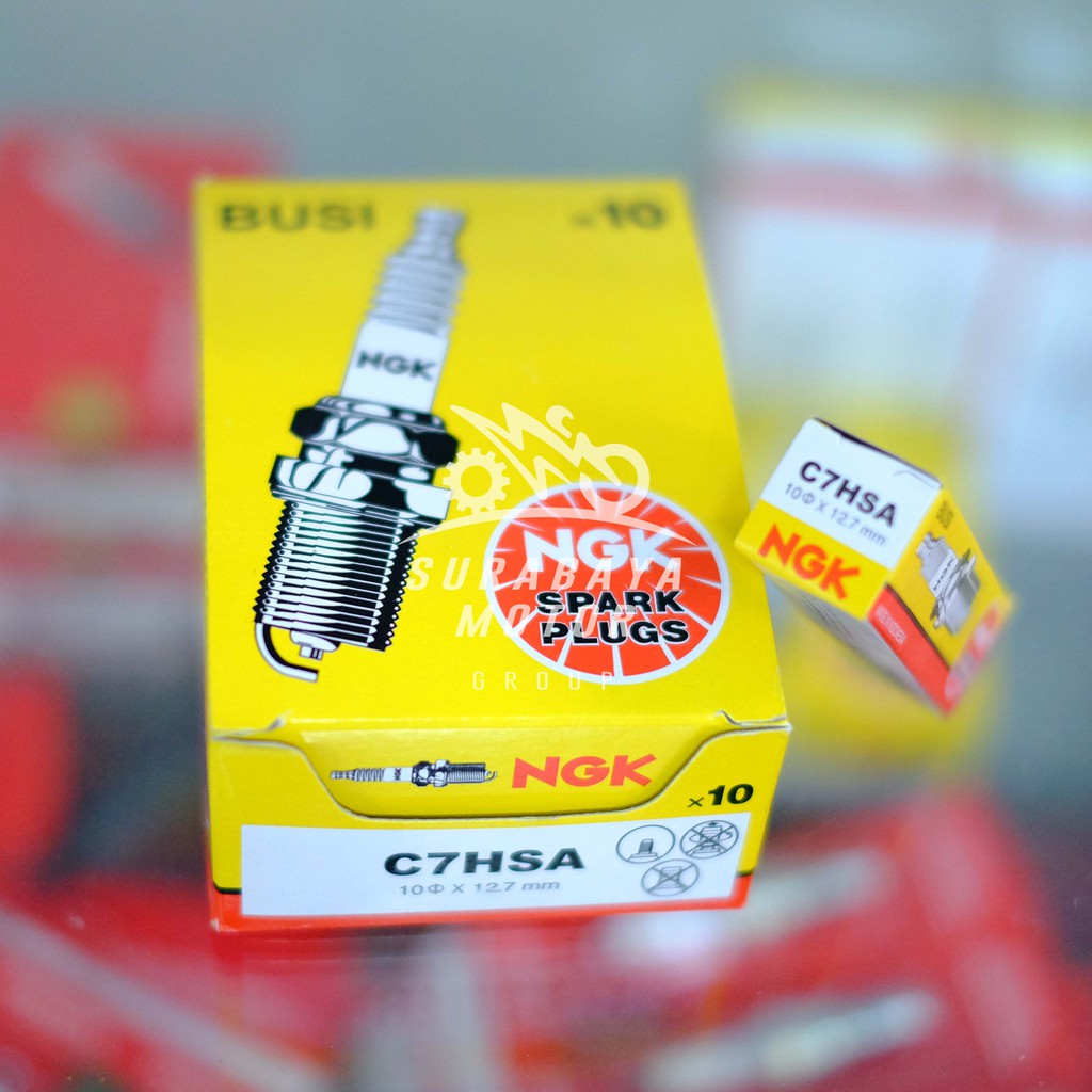 Jual Busi Motor NGK C7HSA Supra Grand Fit New Revo Legenda Mio Jupiter ...
