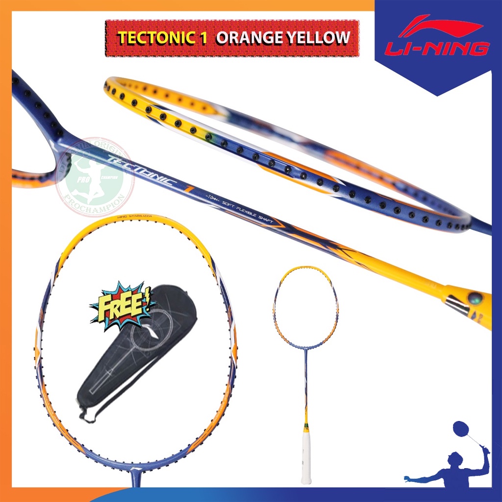 Jual LINING Tectonic 1 Raket Badminton Original | Shopee Indonesia