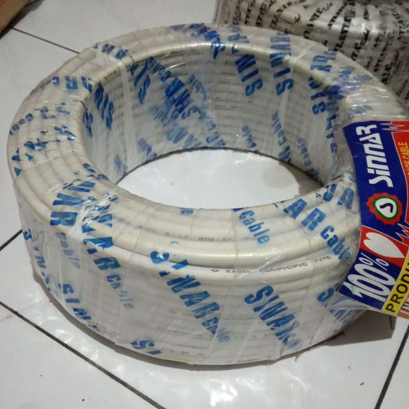 Jual Kabel Listrik Kawat NYM 2 x 1.5 (50 Meter Full) PROMO KABEL ENGKEL ...