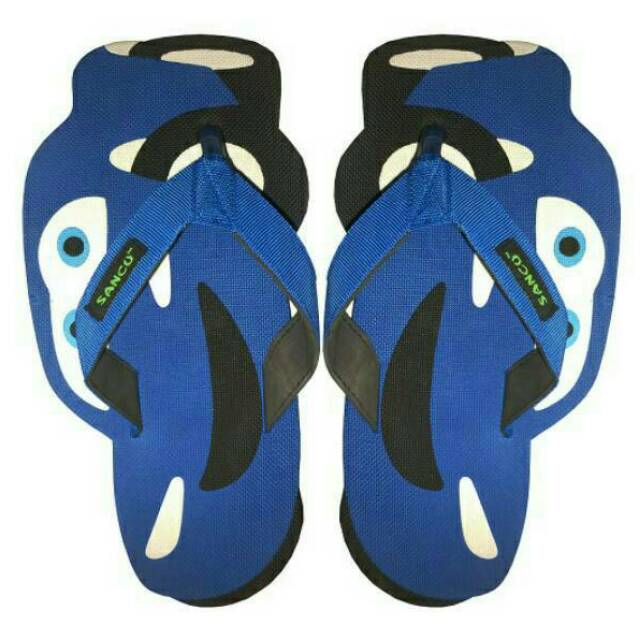 Jual SANDAL SANCU CARS BIRU | Shopee Indonesia
