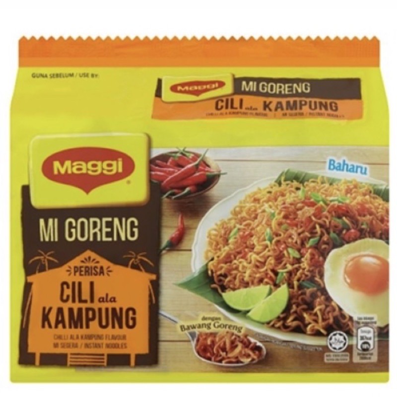 Jual Maggi Mi Goreng Cili Kampung minimum 2pcs ya | Shopee Indonesia