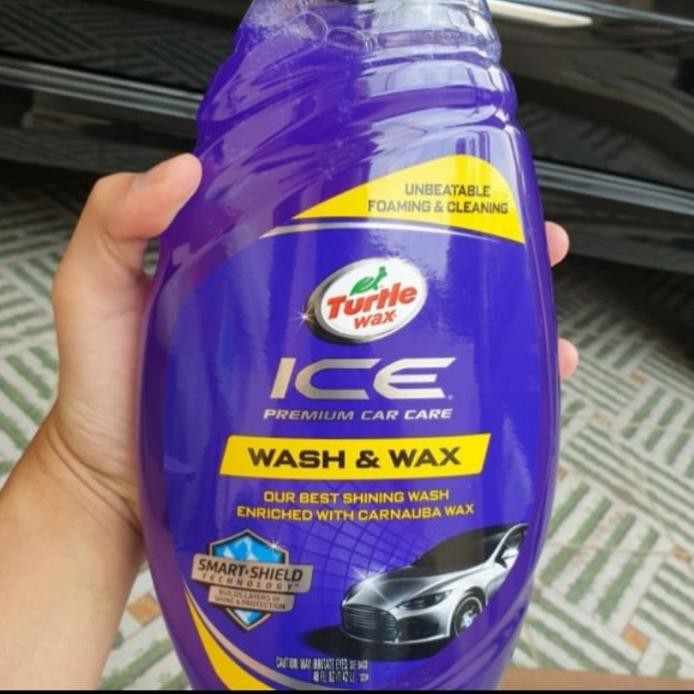 Jual TURTLE WAX ICE WASH AND WAX PREMIUM CARE SHAMPO MOBIL 1,42LTR ...