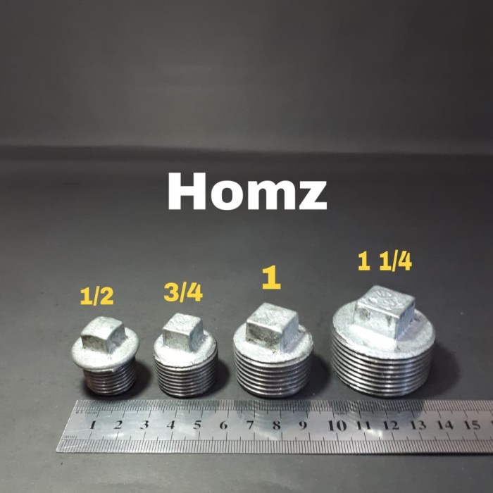 Jual Galvanis/Galvanise Plug 1/2" inch in/Flu Besi/Plu Flug Drat Luar 1/2" MYR27 | Shopee Indonesia