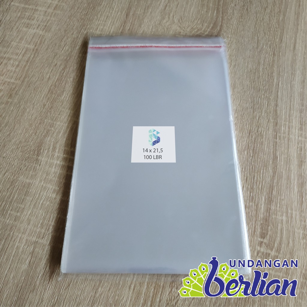 Jual Plastik 14 x 21,5 Plastik Undangan Seri OL / Plastik Bungkus Kartu ...