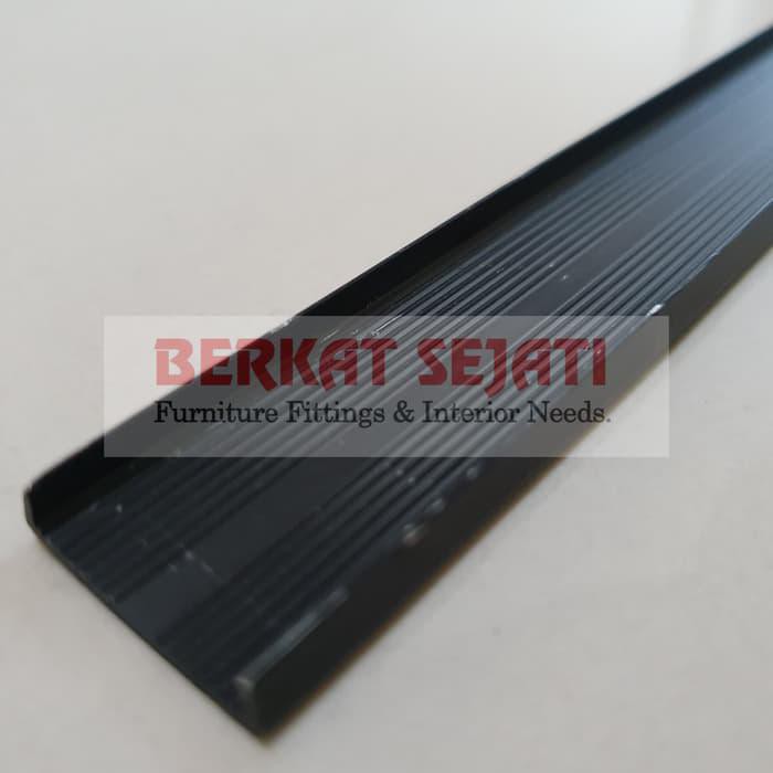 Jual Profil List Lis Edging Frame Alumunium Aluminium EA 17 HITAM 3 Mtr ...