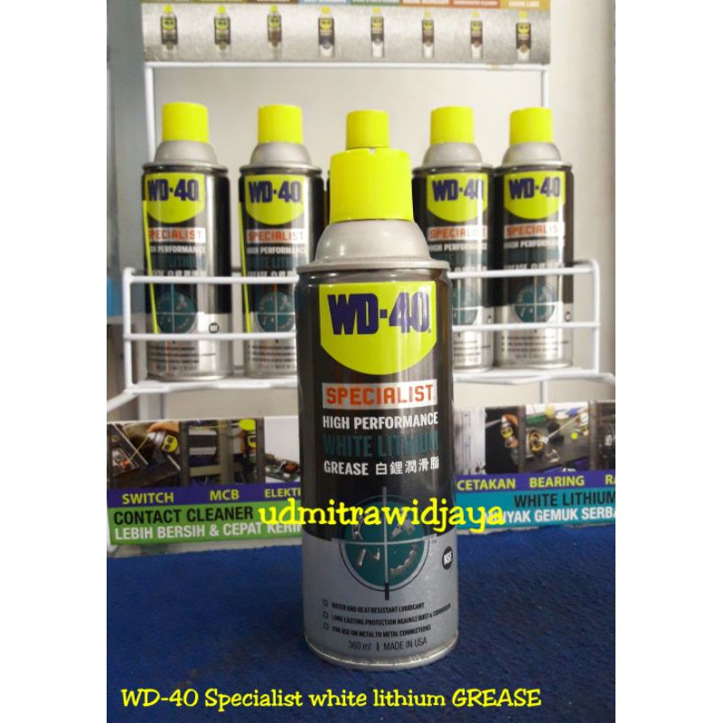 Jual WD 40 WD40 WD-40 Specialist white lithium grease spray tahan panas ...