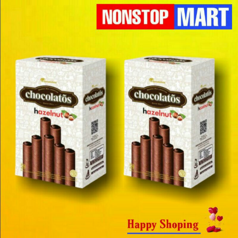 Jual CHOCOLATOS Wafer roll varian rasa 1 Box 20 x 16gr | Shopee Indonesia