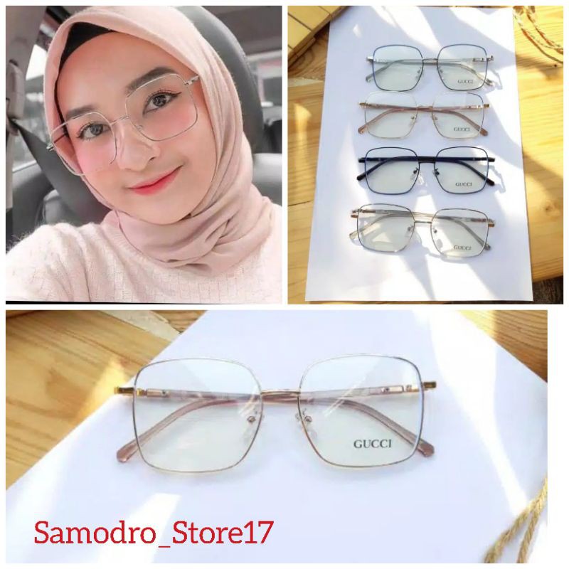 Jual Frame Gucci Korea ( Bahan Lensa Plastik/kuat/ringan/berkualita ...