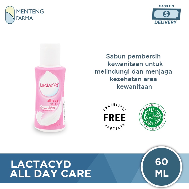 Jual Lactacyd All Day Care 60 mL - Pembersih Organ Kewanitaan | Shopee Indonesia