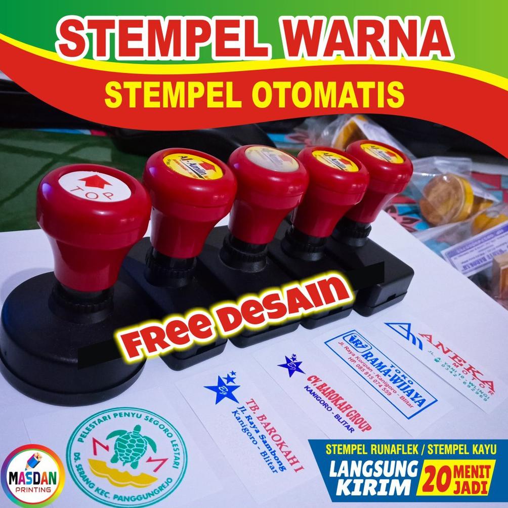 Jual [(BAYAR DITEMPAT) STEMPEL FLASH, STEMPEL CUSTOM, STEMPEL OTOMATIS, STEMPEL TTD | Shopee ...